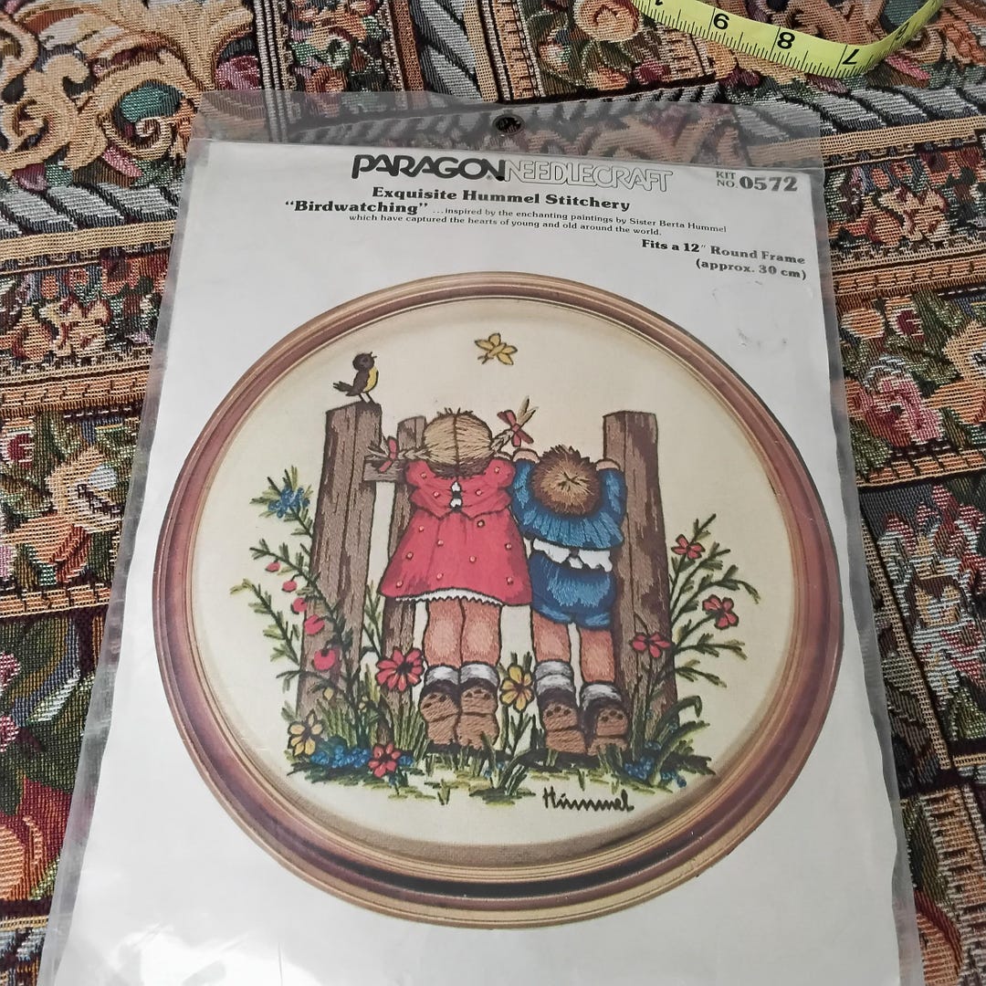 Vintage Hummel Birdwatching Crewel Kit Paragon Needlecraft - Etsy