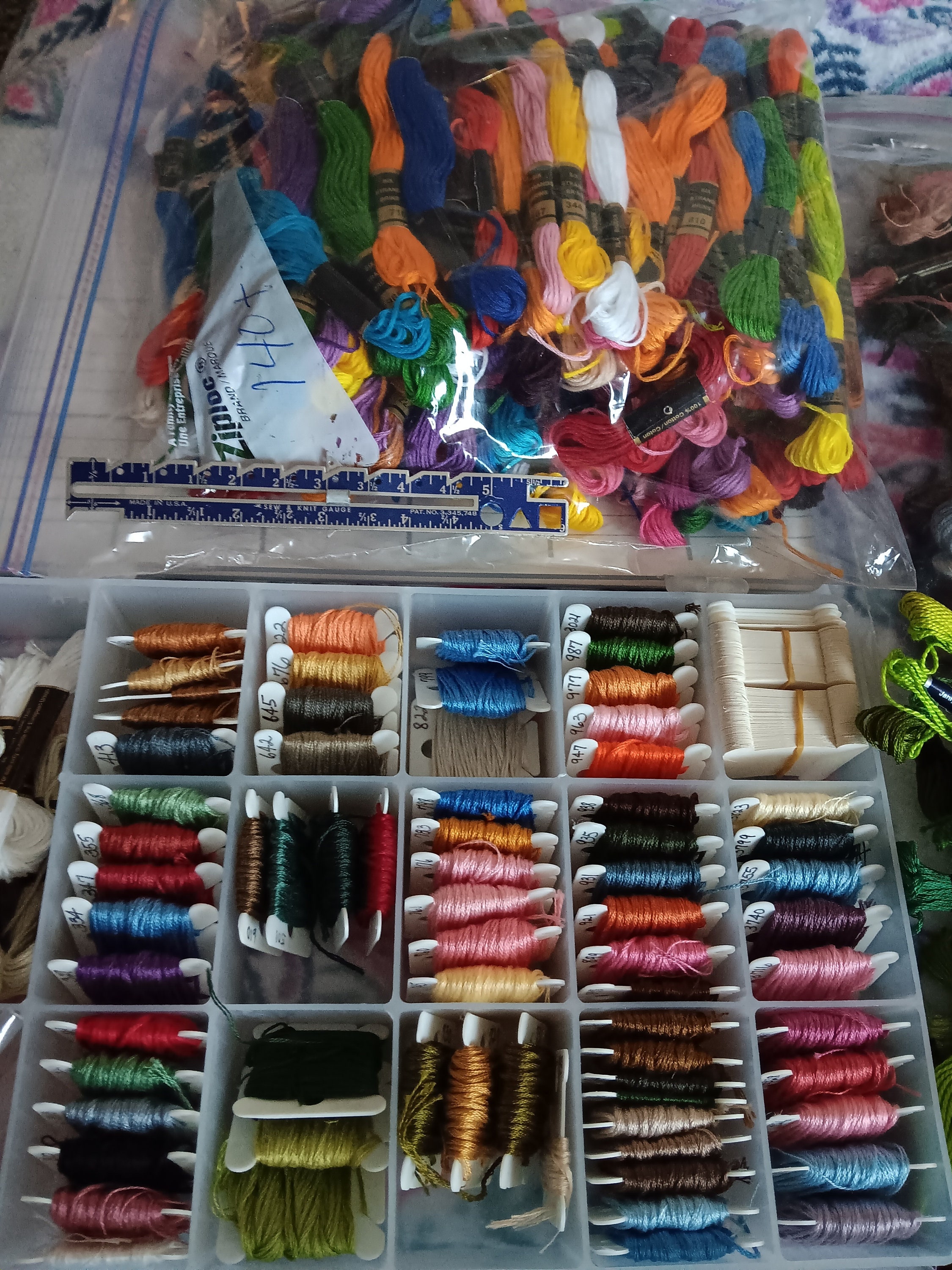 Lot Needlepoint Thread Floss 250 DMC Iris - Etsy