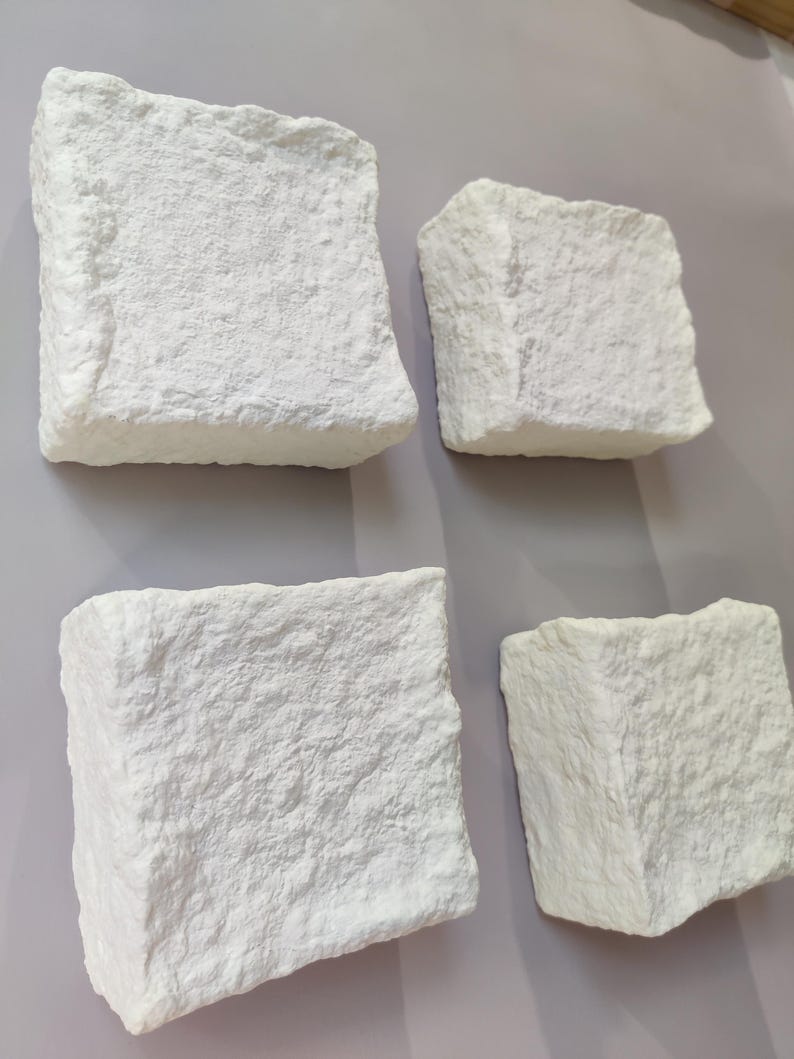 Handmade Textured Paper Mache Wall Art Set, Creamy White Sculptural ...