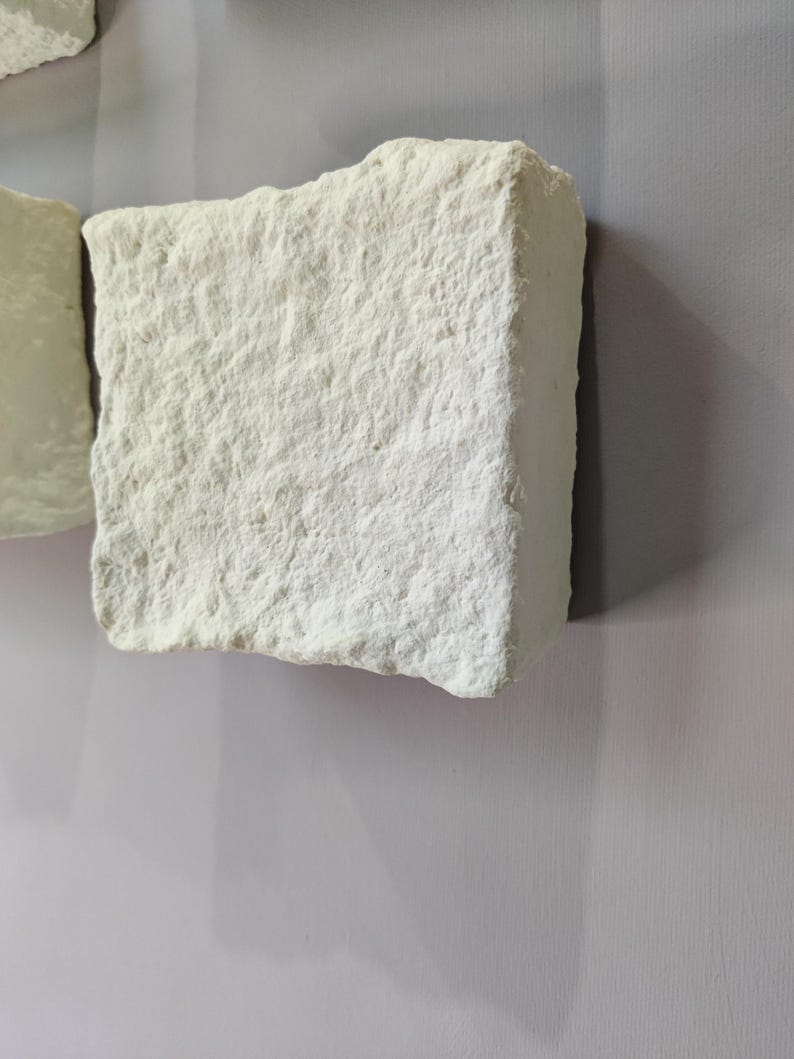 Handmade Textured Paper Mache Wall Art Set, Creamy White Sculptural ...