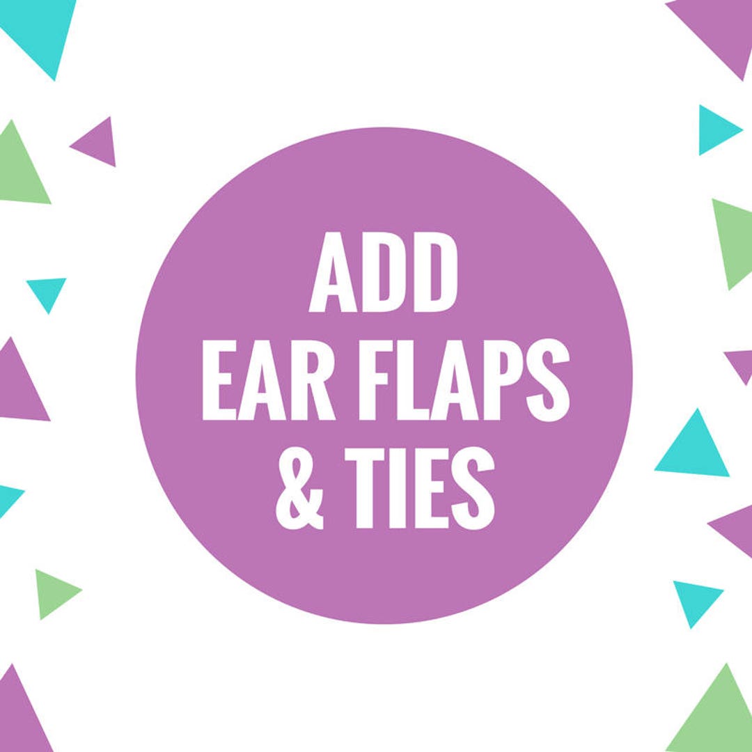 Add Ear Flaps And/or Ties to Any Hat - Etsy