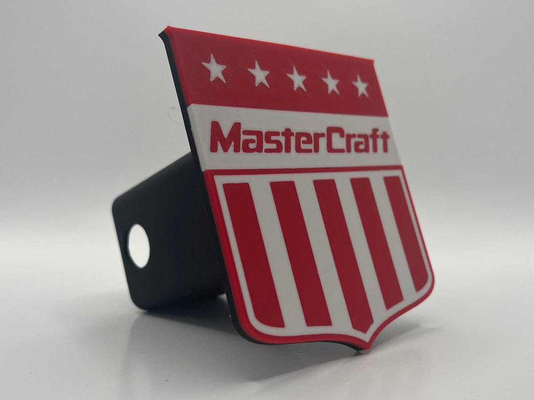 Mastercraft Boats Hitch Cover – Classic Red & White Star Shield - Etsy
