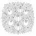 Autumn Mandala Coloring Pages: Intricate Fall Line Art (PDF Printable ...