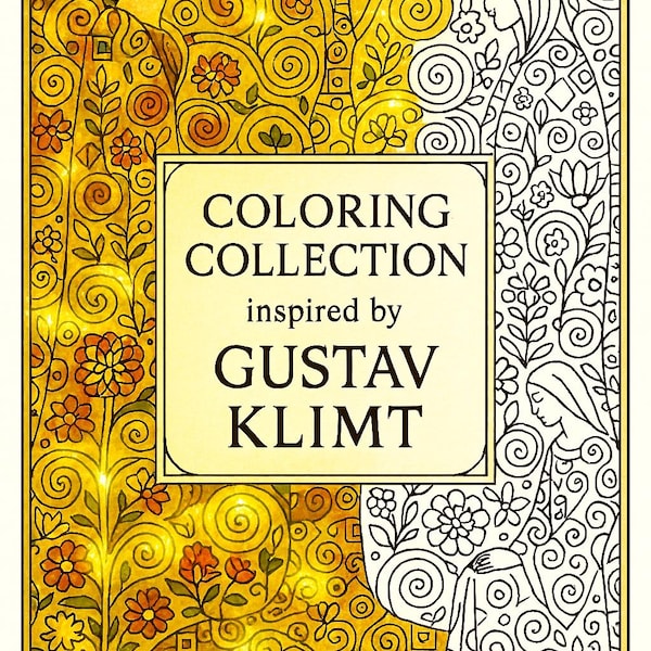 Coloring Book Art Nouveau - Etsy