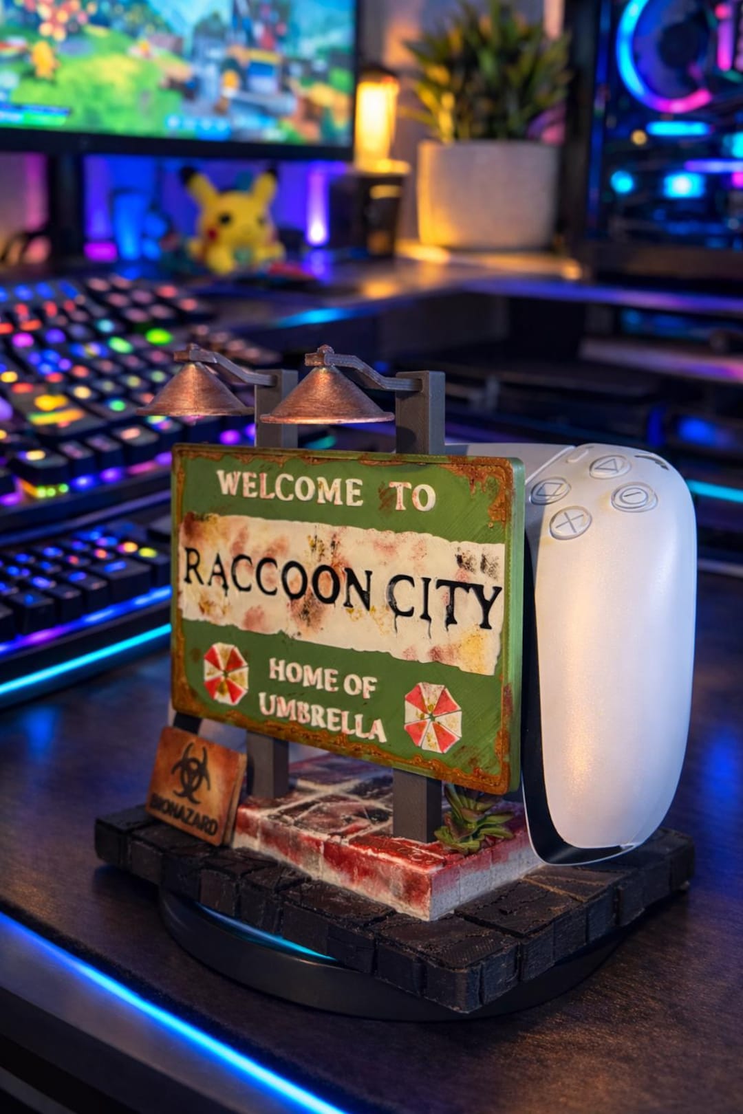 Resident Evil Requiem Universal Controller Holder-3d Printed-desk ...