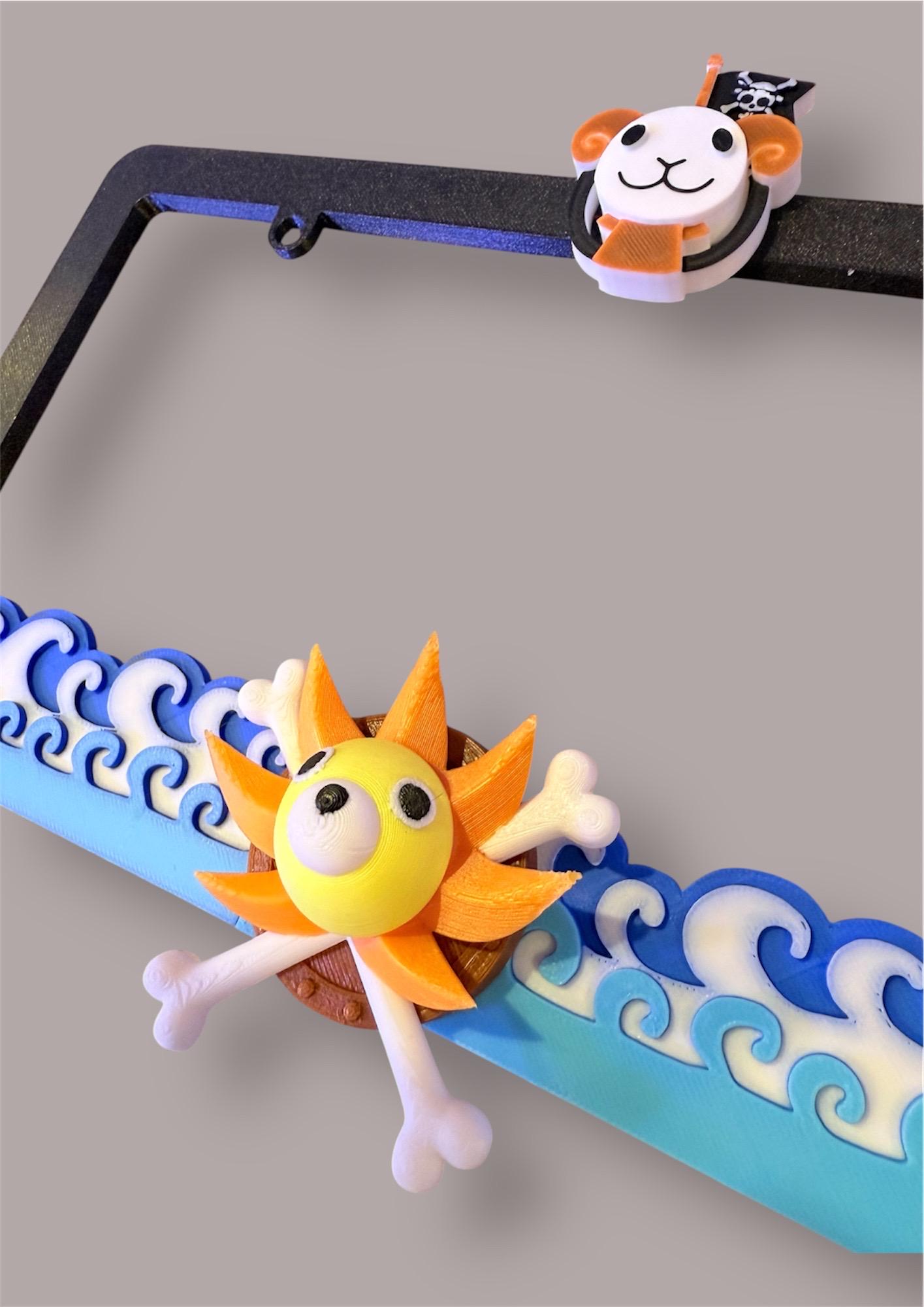 3D Printed One Piece License Plate Metal Frame – Unique Car Mod ...
