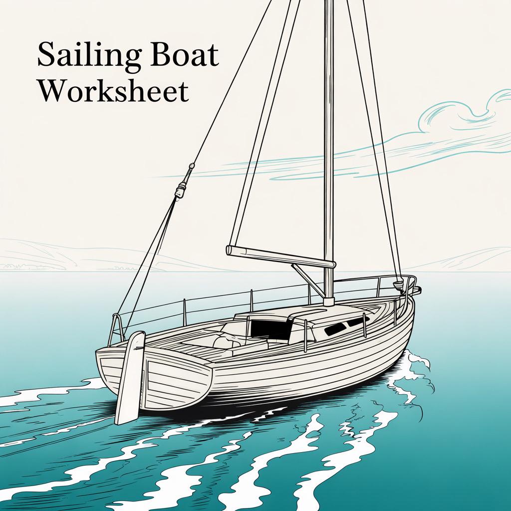 Sailing Parts of the Boat Workbook - Etsy