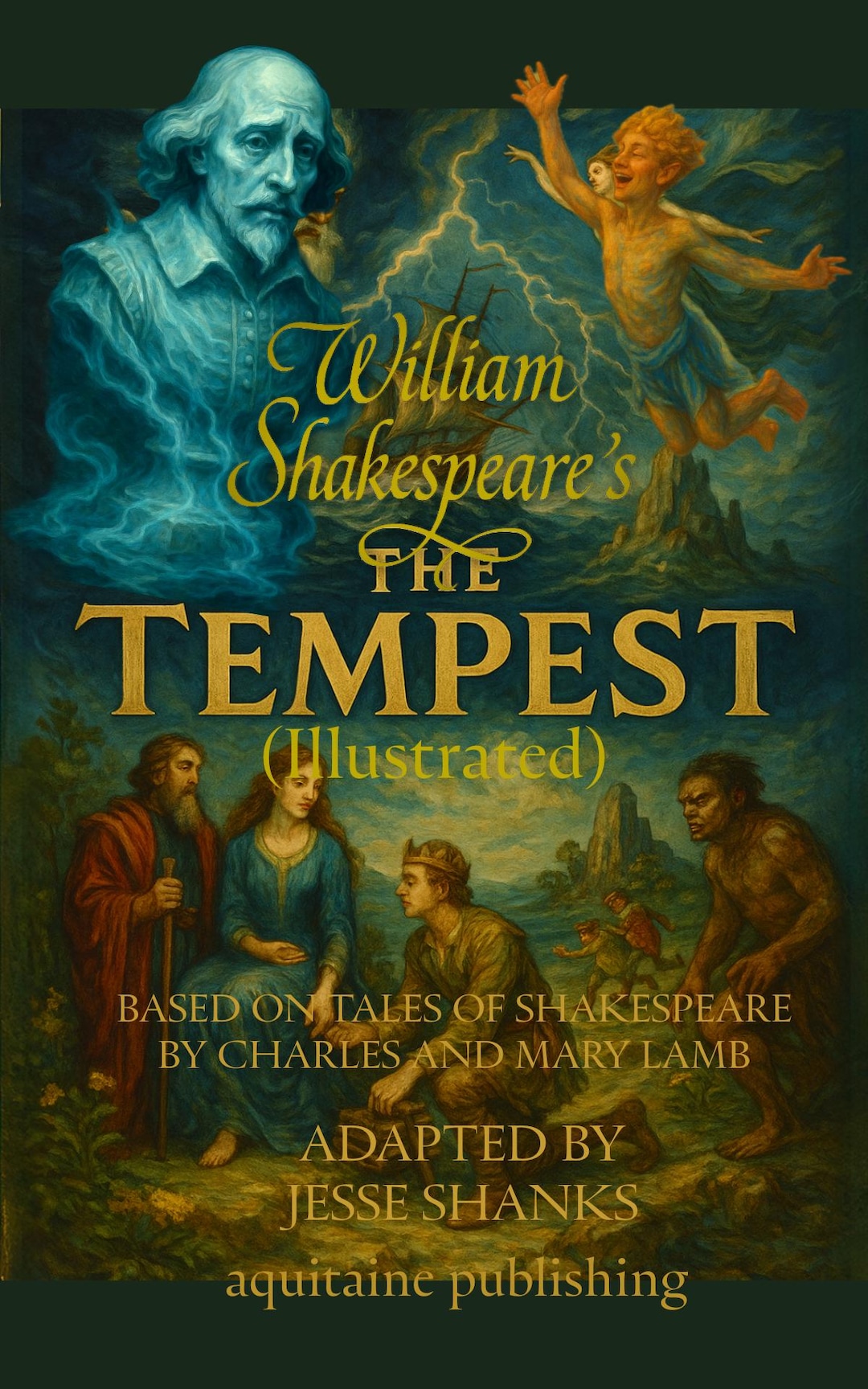 William Shakespeare's the Tempest: Illustrated Tale of Magic - Etsy