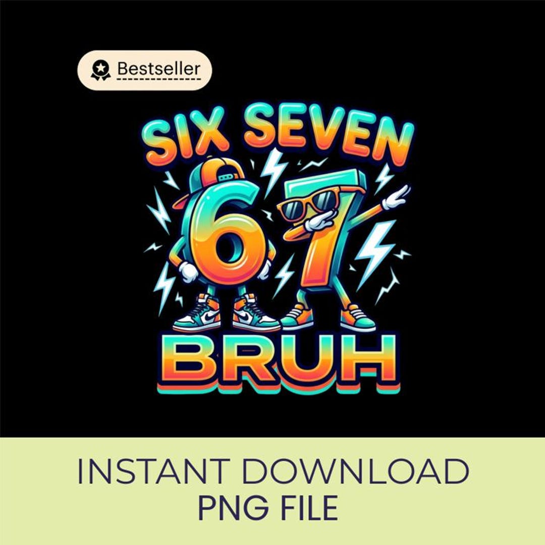 67 Steal a Brain Rot, Six Seven Candle, 6 7 Meme Party Favors, Bruh ...