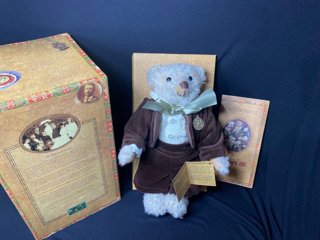 The Bears of Sagamore Hill Quentin Roosevelt Teddy Bear Midwest Cannon ...