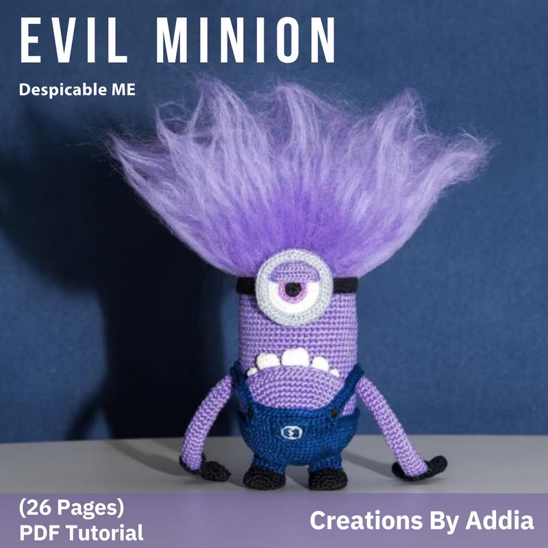 Crochet Evil Minion - Etsy