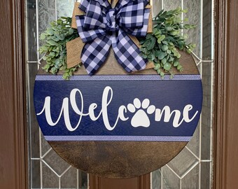 Paw Door Hanger - Etsy