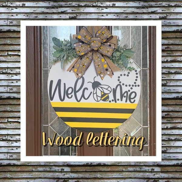 Bee Door Sign - Etsy