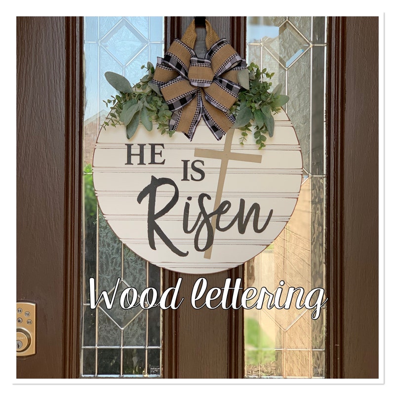 Easter Wreath Sign - Etsy