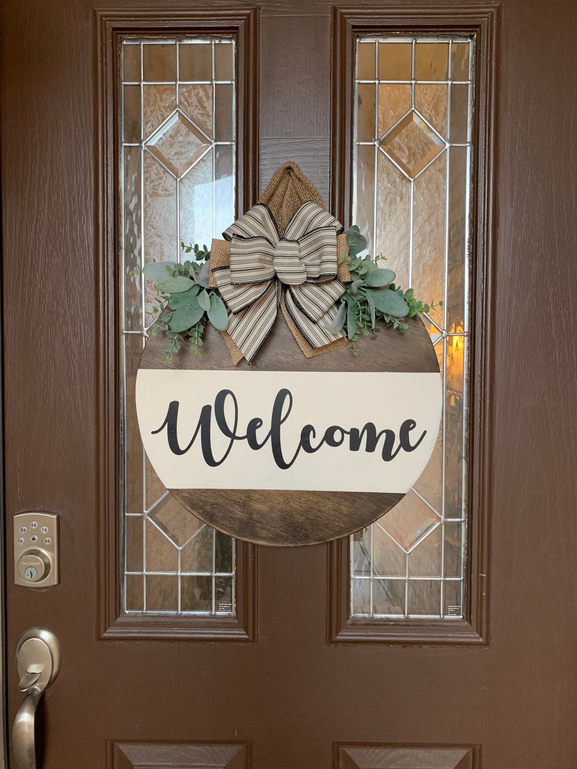 Front Door Decor Double Door Sign Front Door Hanger | Etsy
