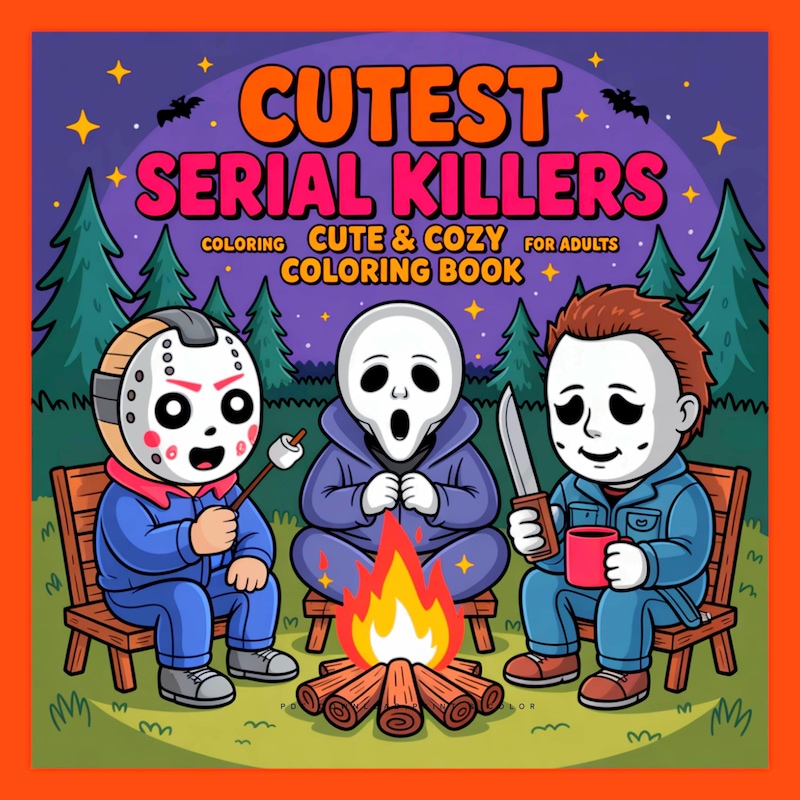 Adult Coloring Nightmare - Etsy