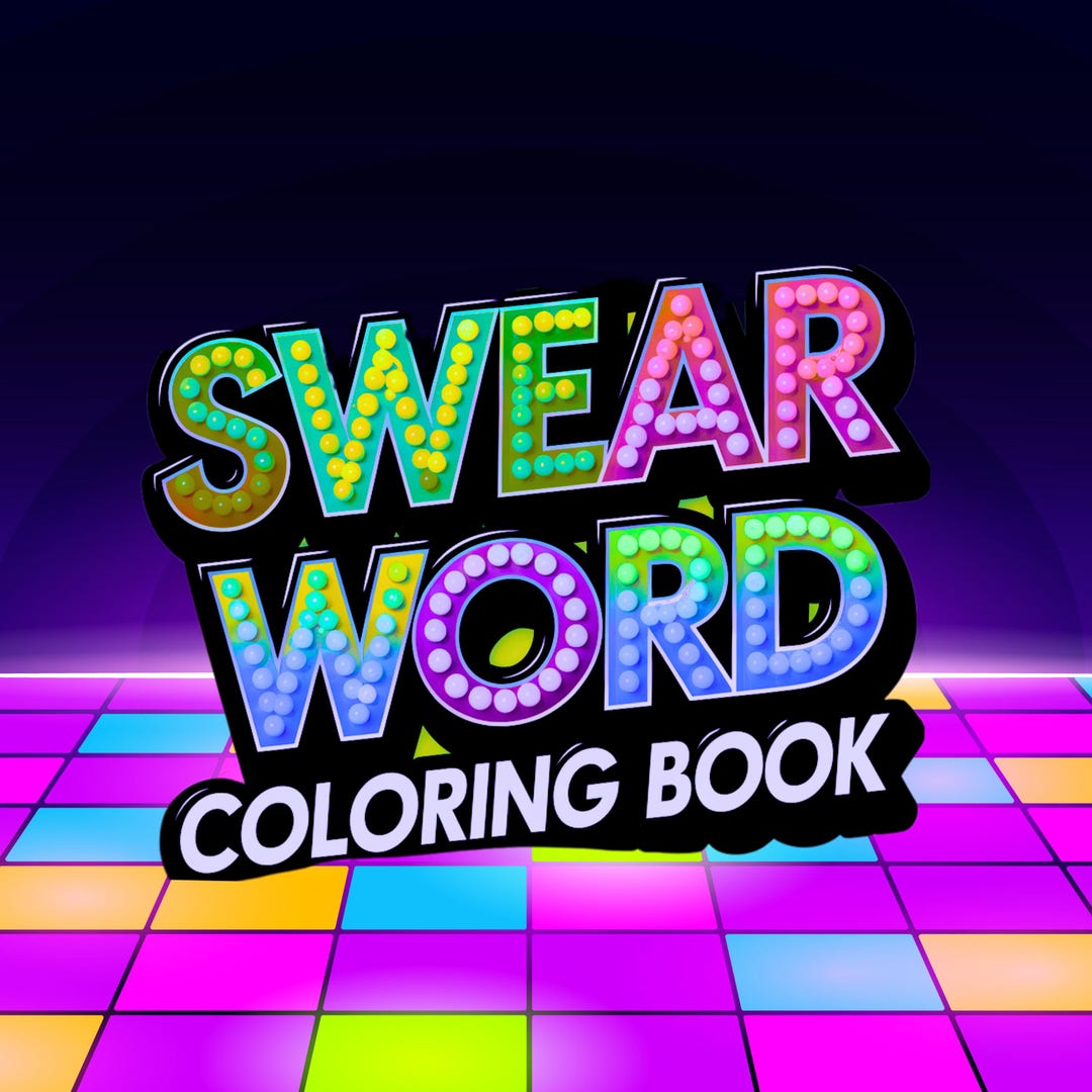 Adult Swear Word Coloring Book - Printable Coloring Pages With Swear Words Because Sometimes You ...