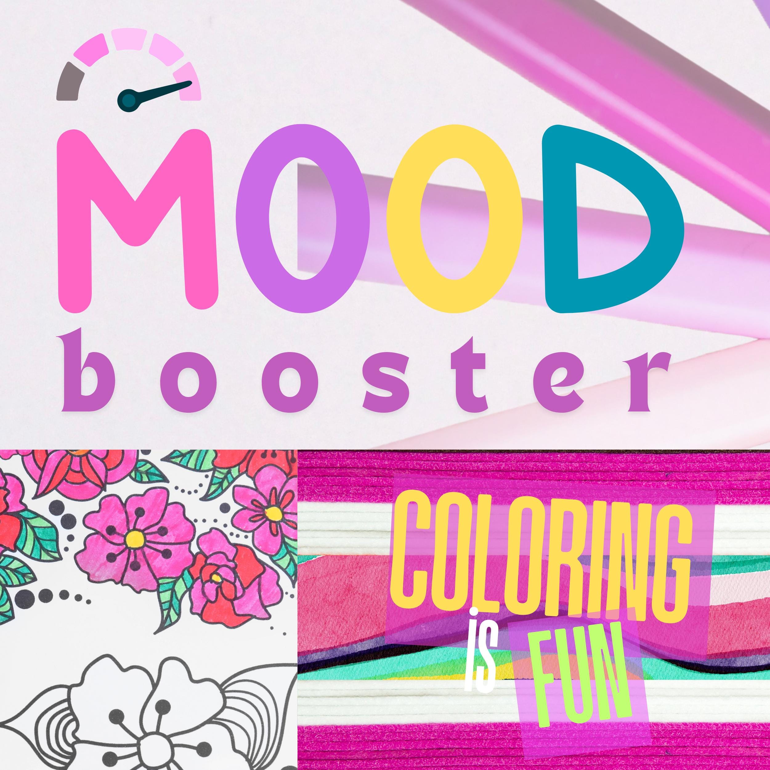 Cute and Groovy, Bold and Easy Simple Trippy Hippie Coloring Book | 138 ...