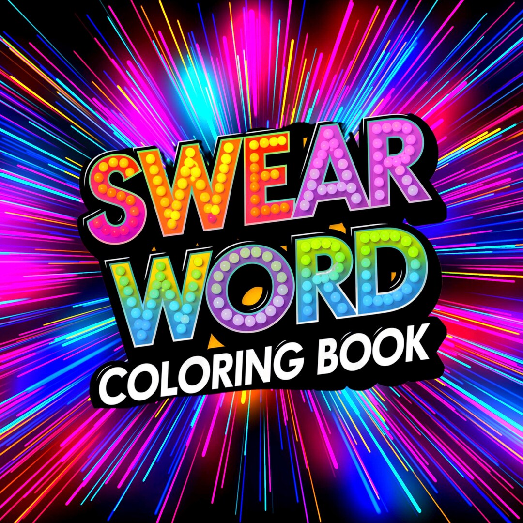 Adult Swear Word Coloring Book - Printable Coloring Pages With Swear ...
