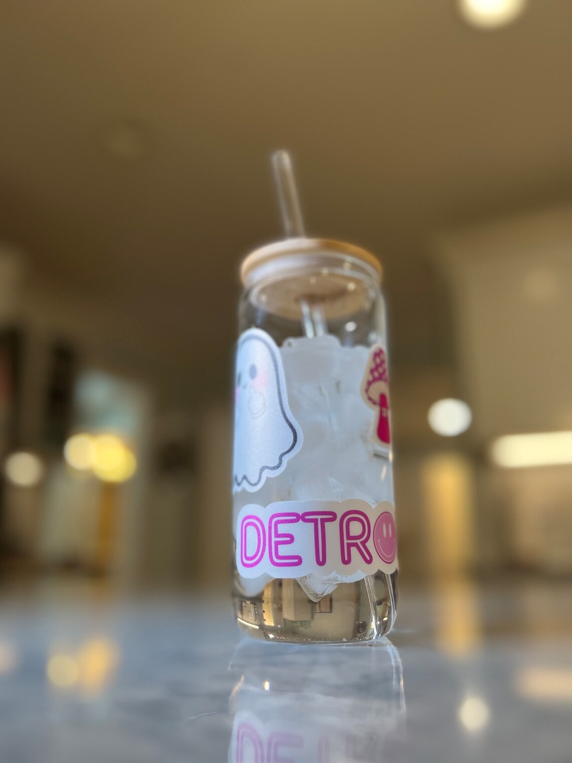 Detroit Sticker With Smiley Face 3 W Glossy Waterproof Decal Sticker - Etsy