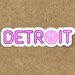 Detroit Sticker With Smiley Face 3 W Glossy Waterproof Decal Sticker - Etsy