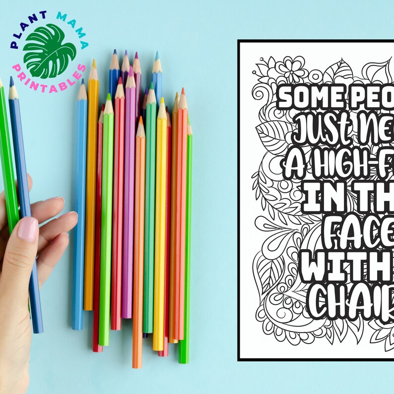 Adult Swear Word Coloring Book Printable Coloring Pages With Swear ...