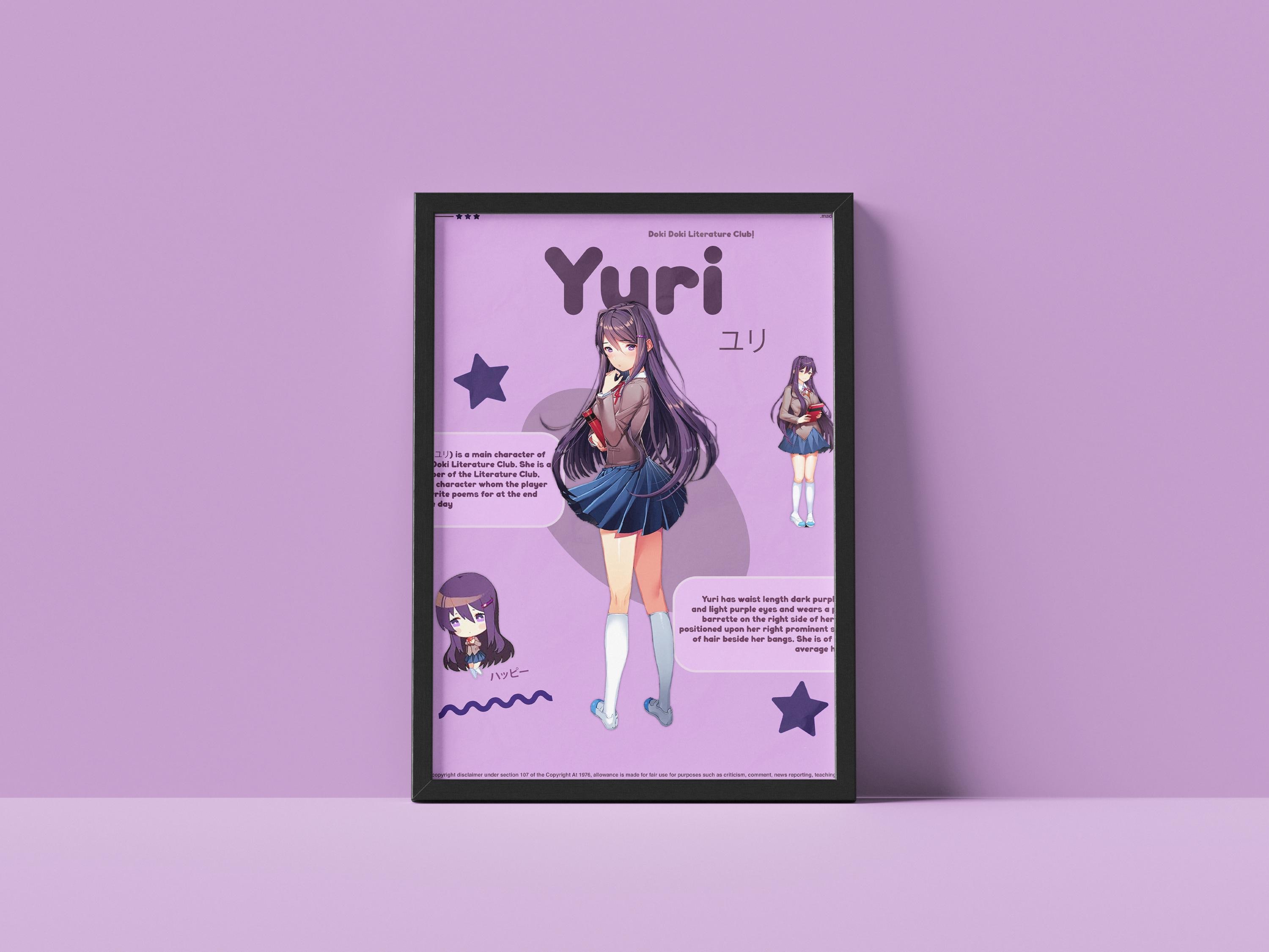 Doki Doki Literature Club! Yuri Poster - Etsy