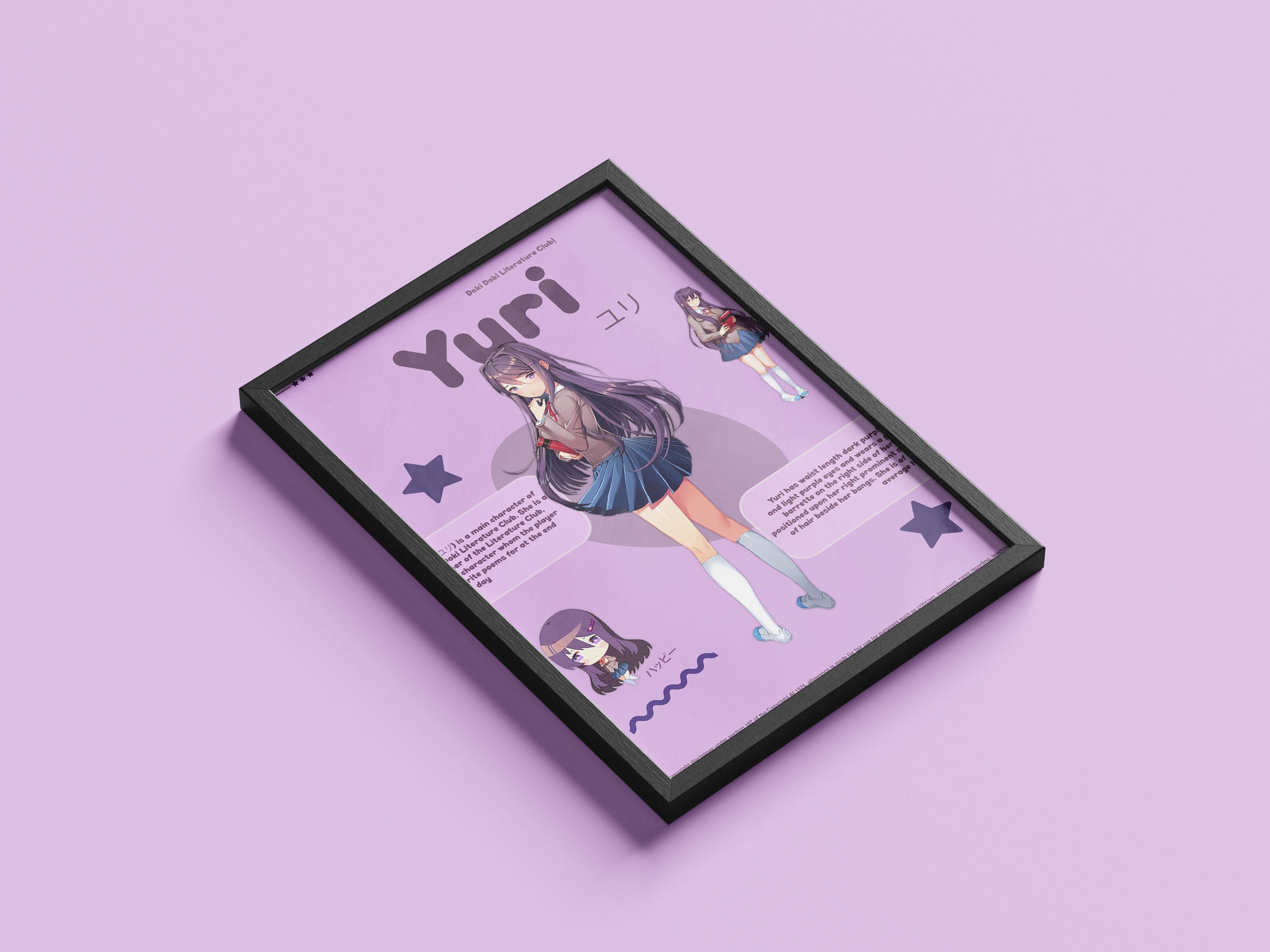 Doki Doki Literature Club! Yuri Poster - Etsy