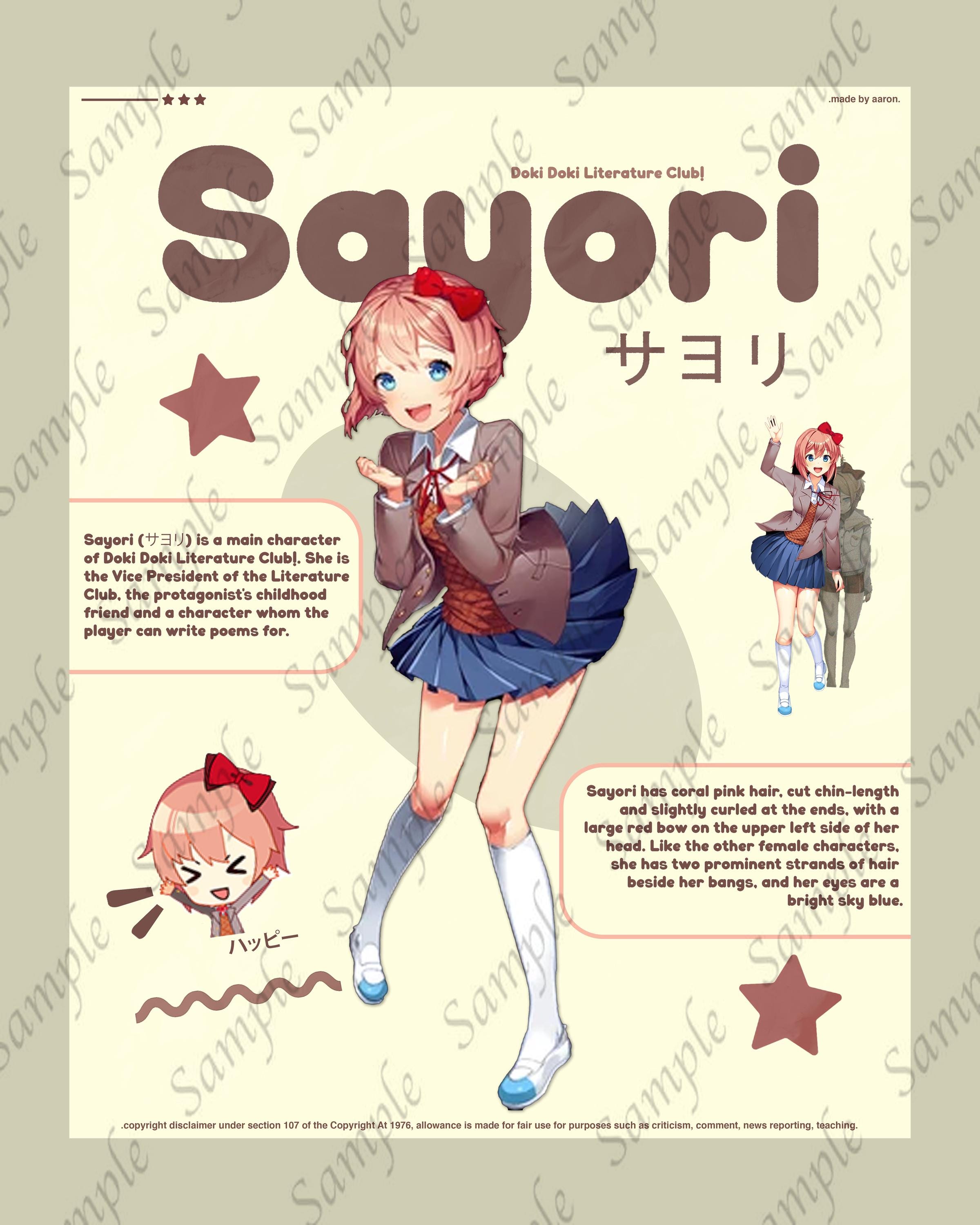 Doki Doki Literature Club! Posters | Sayori, Natsuki, Monika and Yuri ...