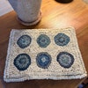 Primitive Folk Art Hooked Penny Rug Table Runner ~ Early Style - Etsy