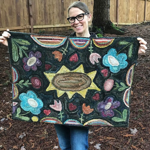 Abstraction Rug Hooking Pattern - Etsy