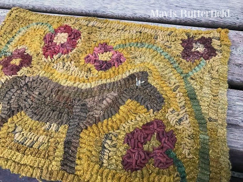 Rug Hooking Pattern Old Mare on Linen or Paper - Etsy
