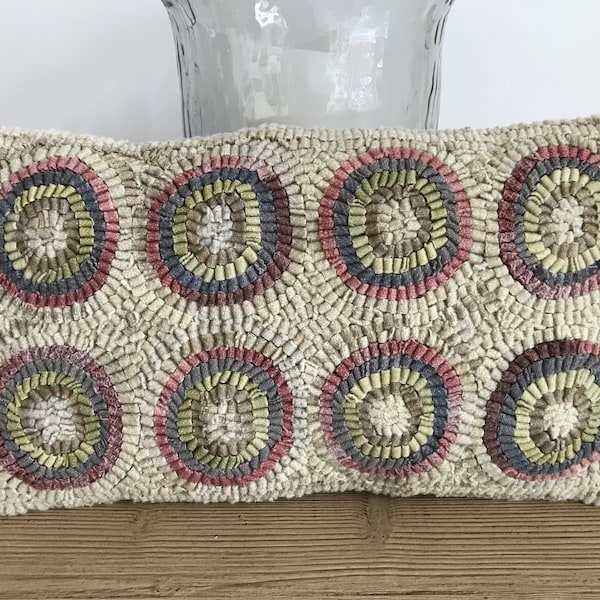 Penny Rug Pillow - Etsy