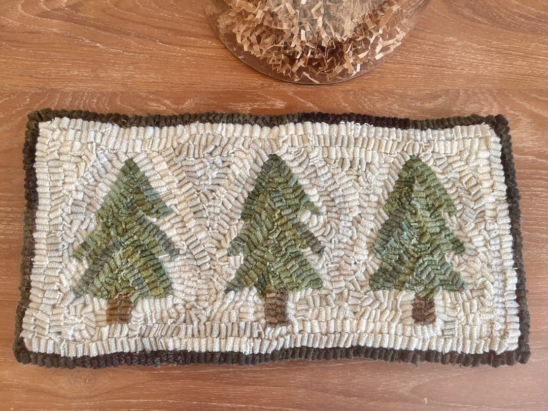 Rug Hooking PATTERN Three Trees on Linen - Etsy