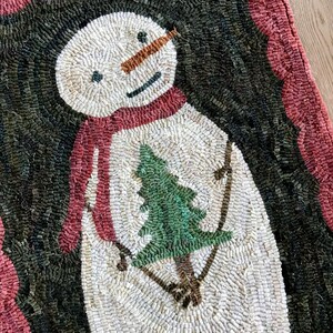 RUG HOOKING KIT - When Snowflakes Fall on Linen - Etsy