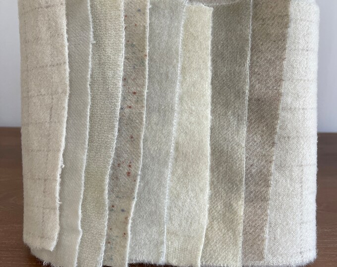 Hand Dyed Wool Fabric, 8 Dirty Lamb Fat 1/16 Sixteenth for Primitive ...