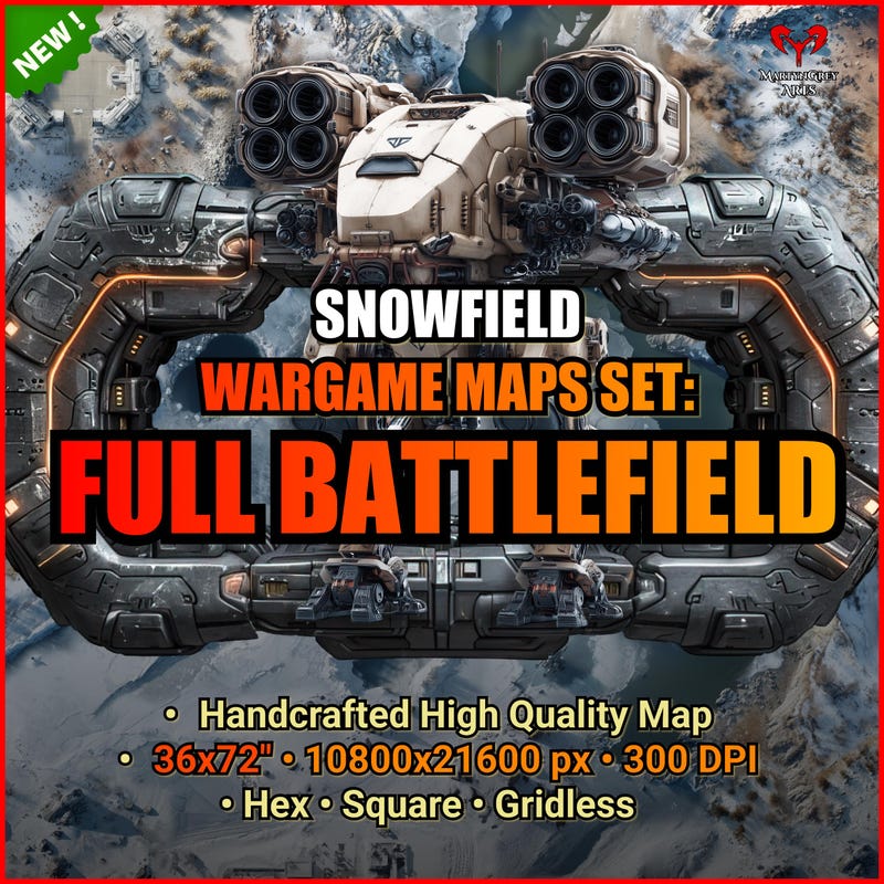 Snow Battle Maps - Etsy