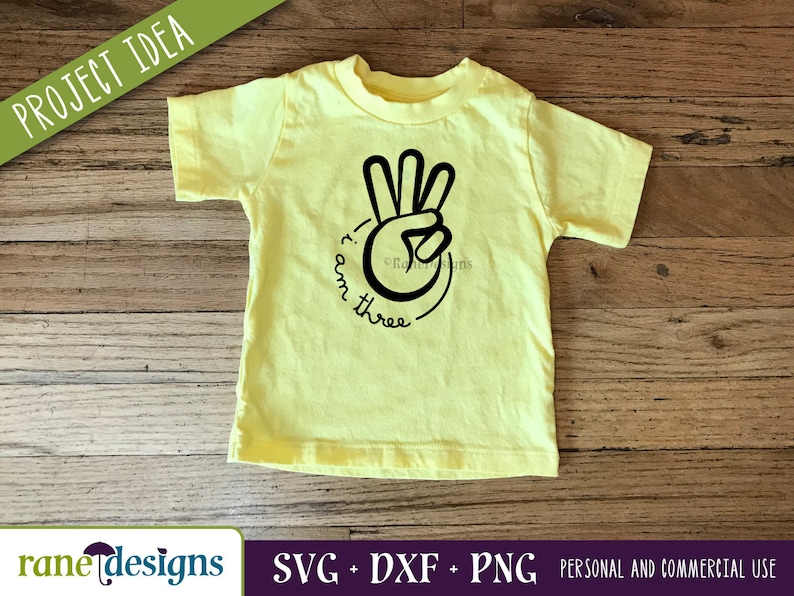Three Fingers Svg, Three Svg, 3 Svg, Toddler, Kids, Age, Birthday, Fun ...