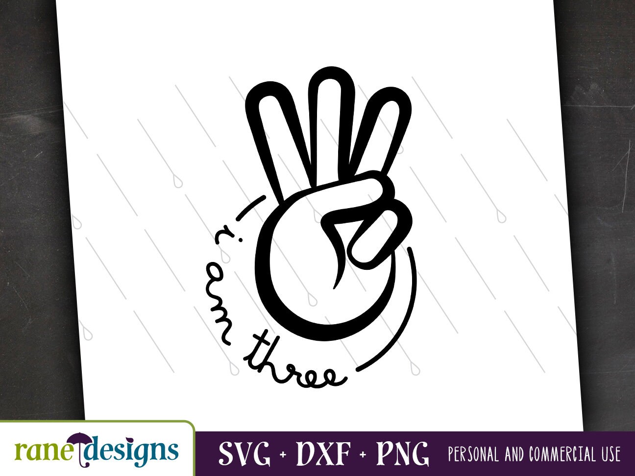 Three Fingers Svg, Three Svg, 3 Svg, Toddler, Kids, Age, Birthday, Fun ...
