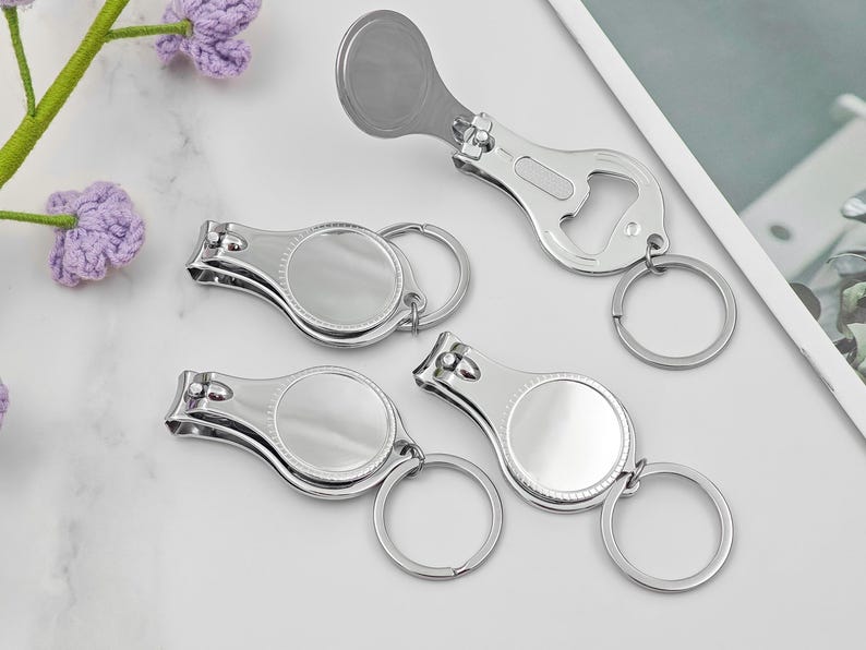 Personalized Stainless Steel Nail Clippers, Bottle Opener Keychain - Etsy