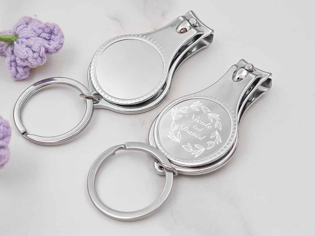 Personalized Stainless Steel Nail Clippers, Bottle Opener Keychain - Etsy