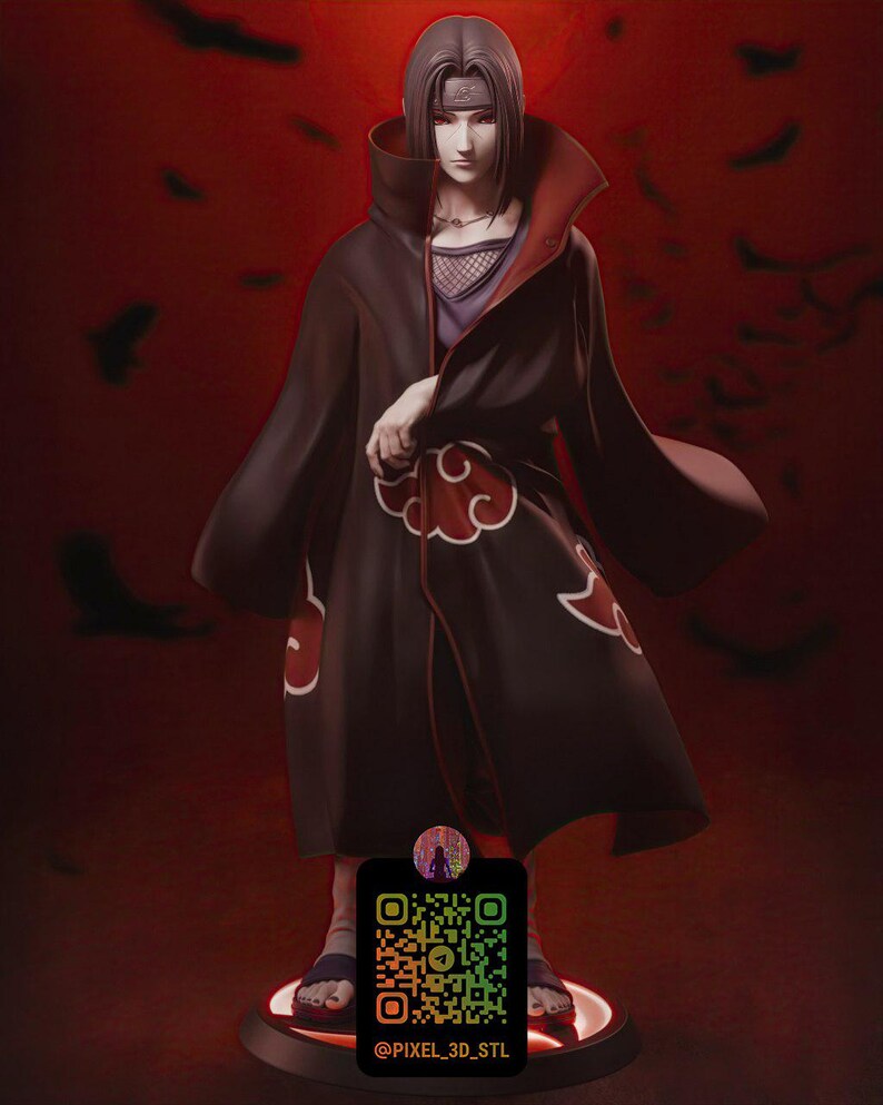Itachi Uchiha, Naruto - 3D Printed Figure – 3D Printed Statue ...