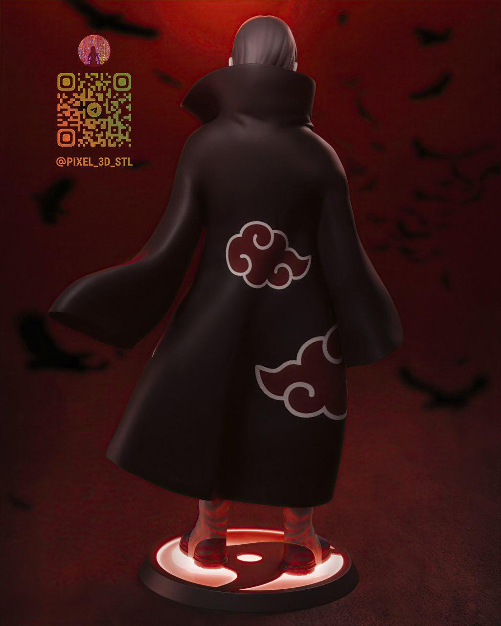 Itachi Uchiha, Naruto - 3D Printed Figure – 3D Printed Statue ...