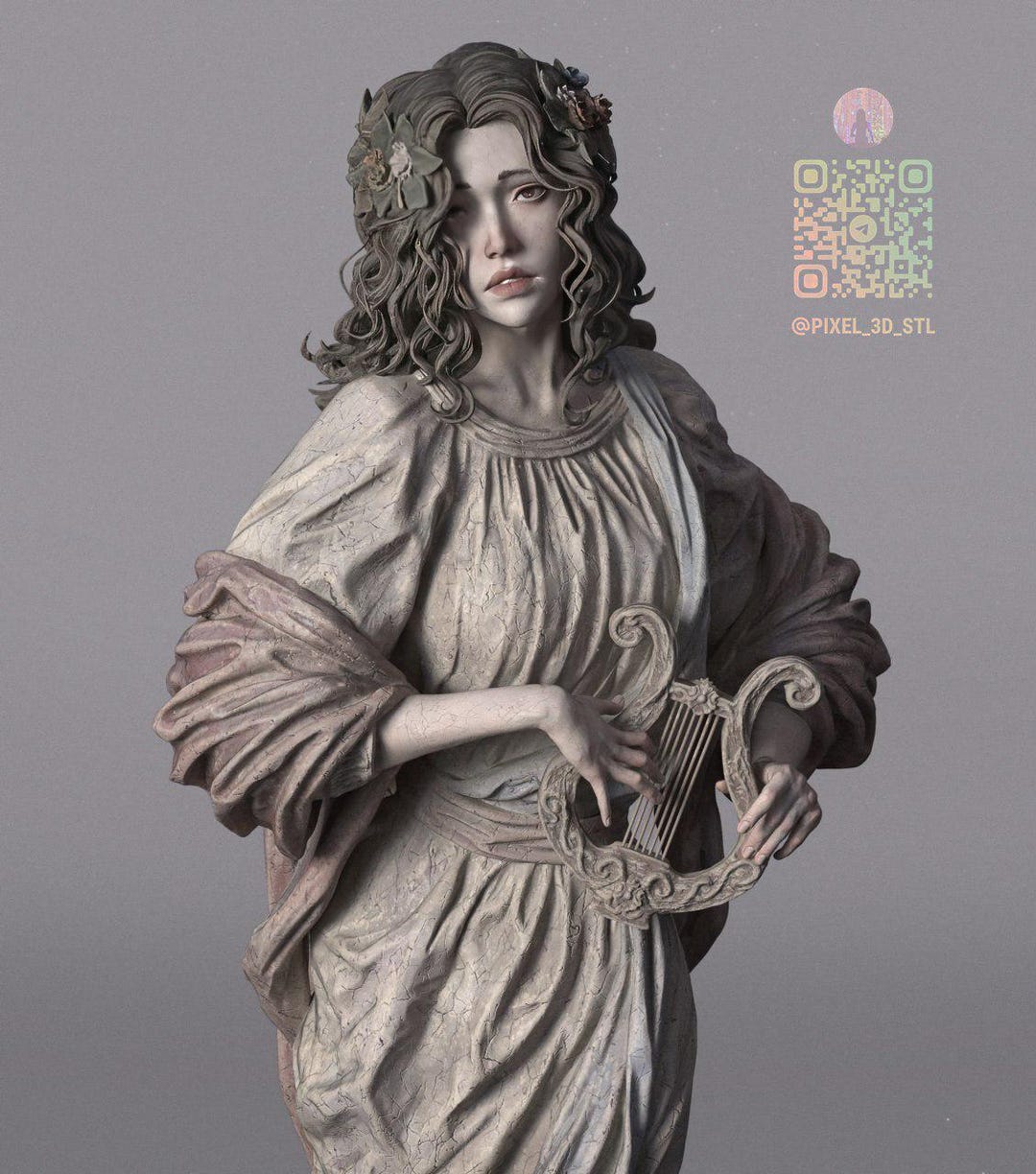 Muse - 3D Printed Figure – 3D Printed Full Body Statue | Miniature ...
