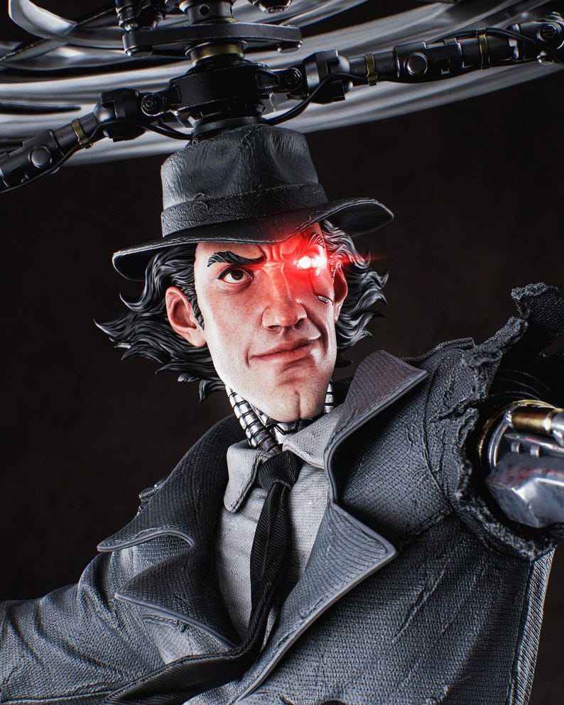 Inspector Gadget- 3D Printed Figure – 3D Printed Full Body Statue | Miniature | Model Garage Kit ...