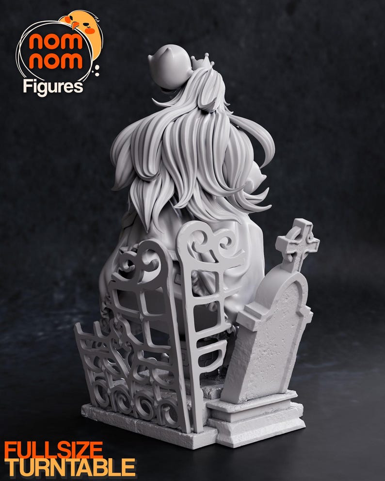 Booette, Bowsette Boo Variant - 3D Printed Figure – 3D Printed Full ...