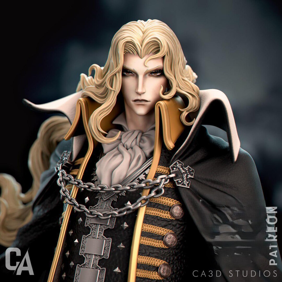Alucard - 3D Printed Figure – 3D Printed Full Body Statue | Miniature ...