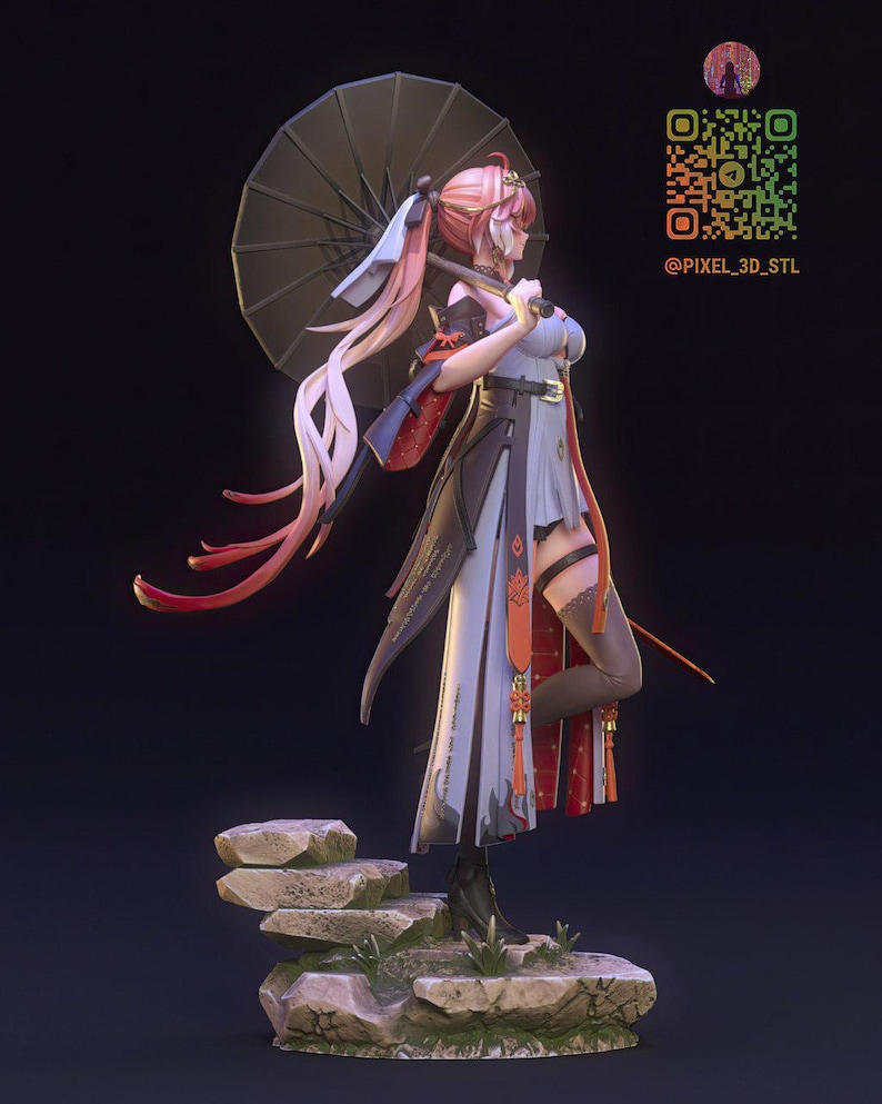 Changli, Wuthering Waves - 3D Printed Figure – 3D Printed Full Body ...