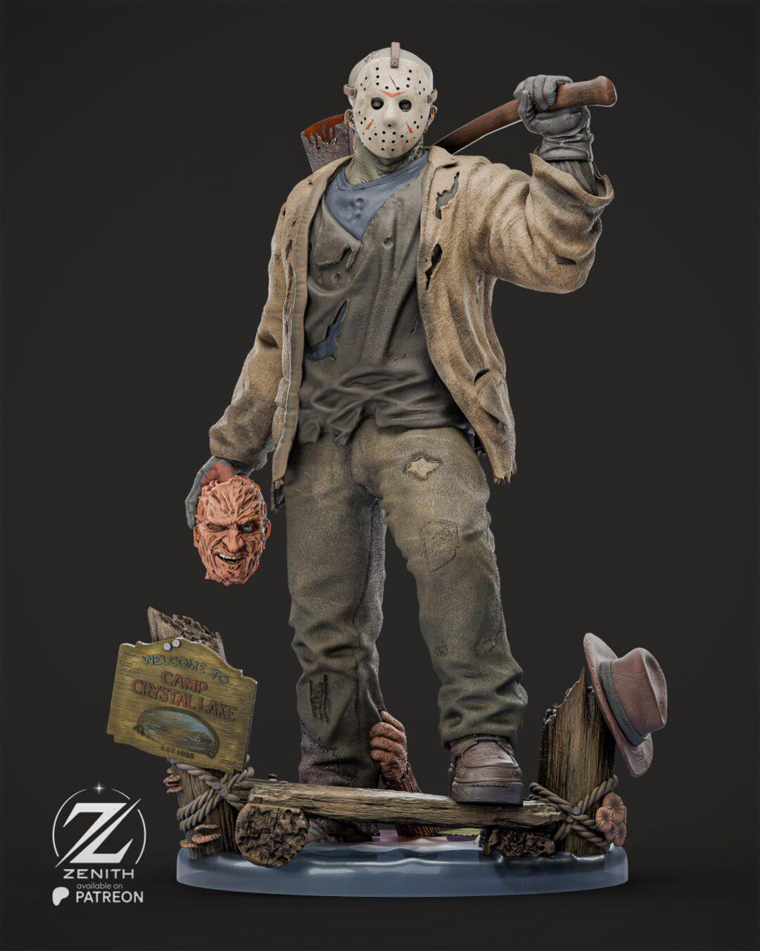 Jason, 3D Printed Figure – 3D Printed Full Body Statue | Miniature ...