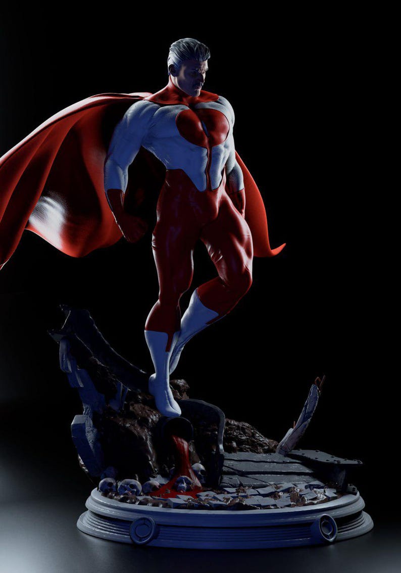 Omni-man - 3D Printed Figure – 3D Printed Full Body Statue | Miniature ...